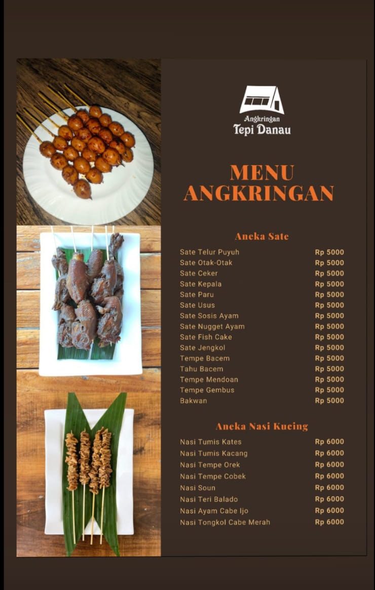 Lokasi Dan Harga Menu Angkringan Tepi Danau Batam - Travelandword