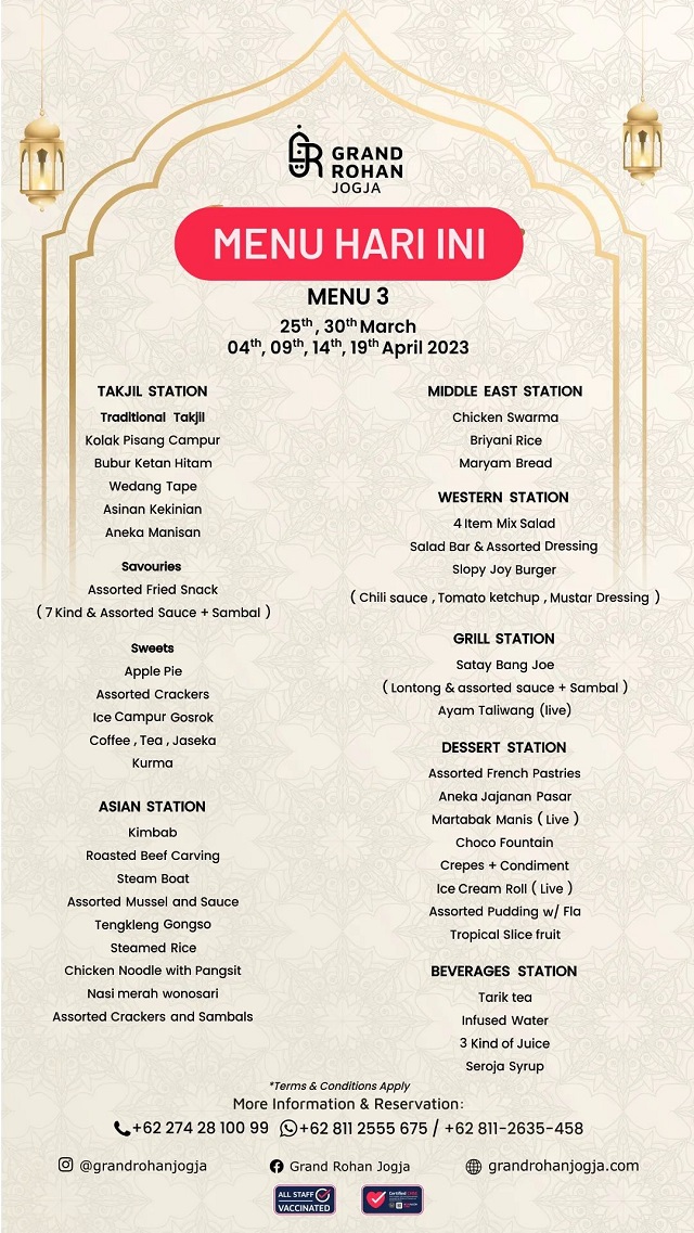 17 Paket Bukber All You Can Eat Hotel Jogja 2023 - Travelandword